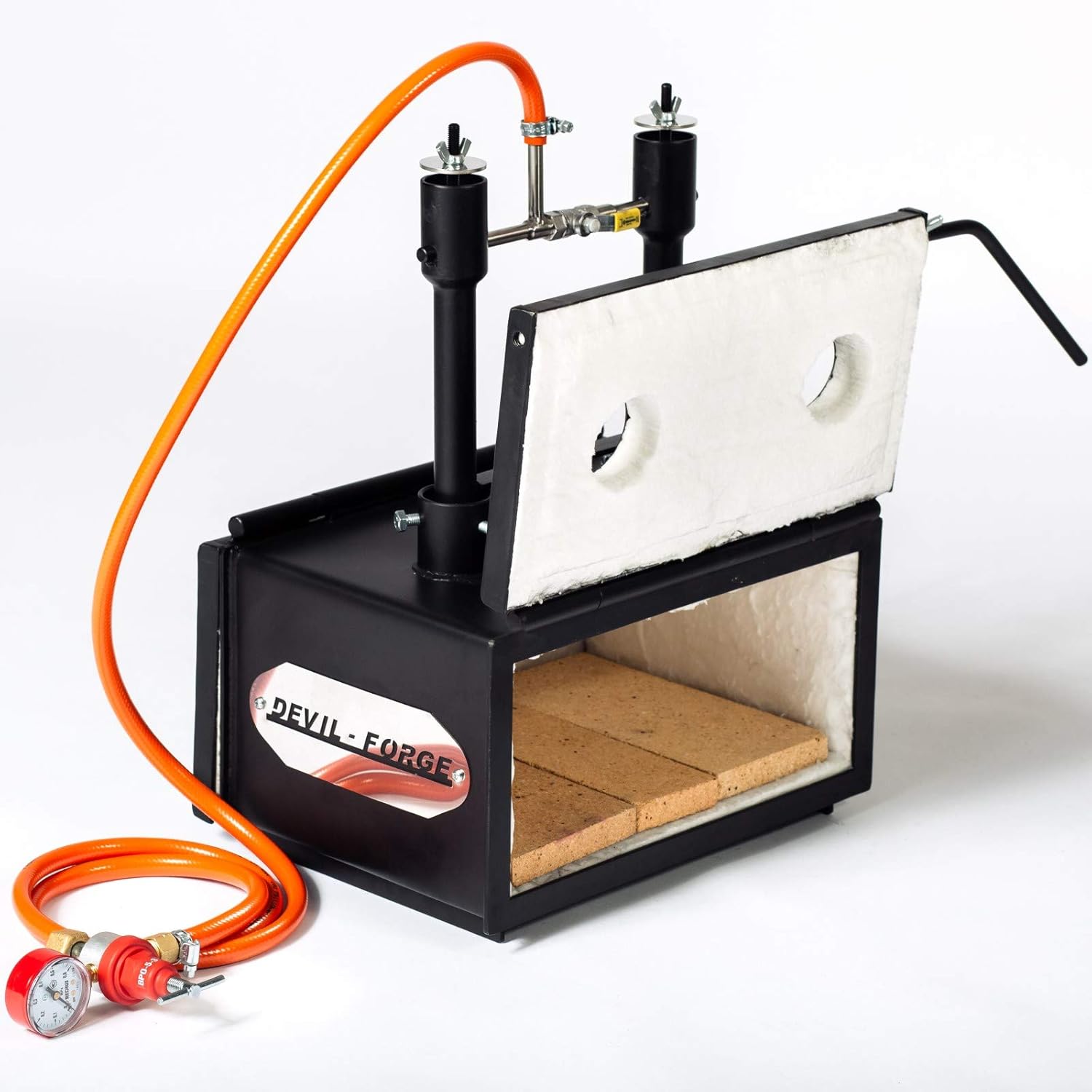 80,000 BTU Burners and 2 Doors DFHS2+2D/5.2 Extremely hot Gas Forge GAS ...