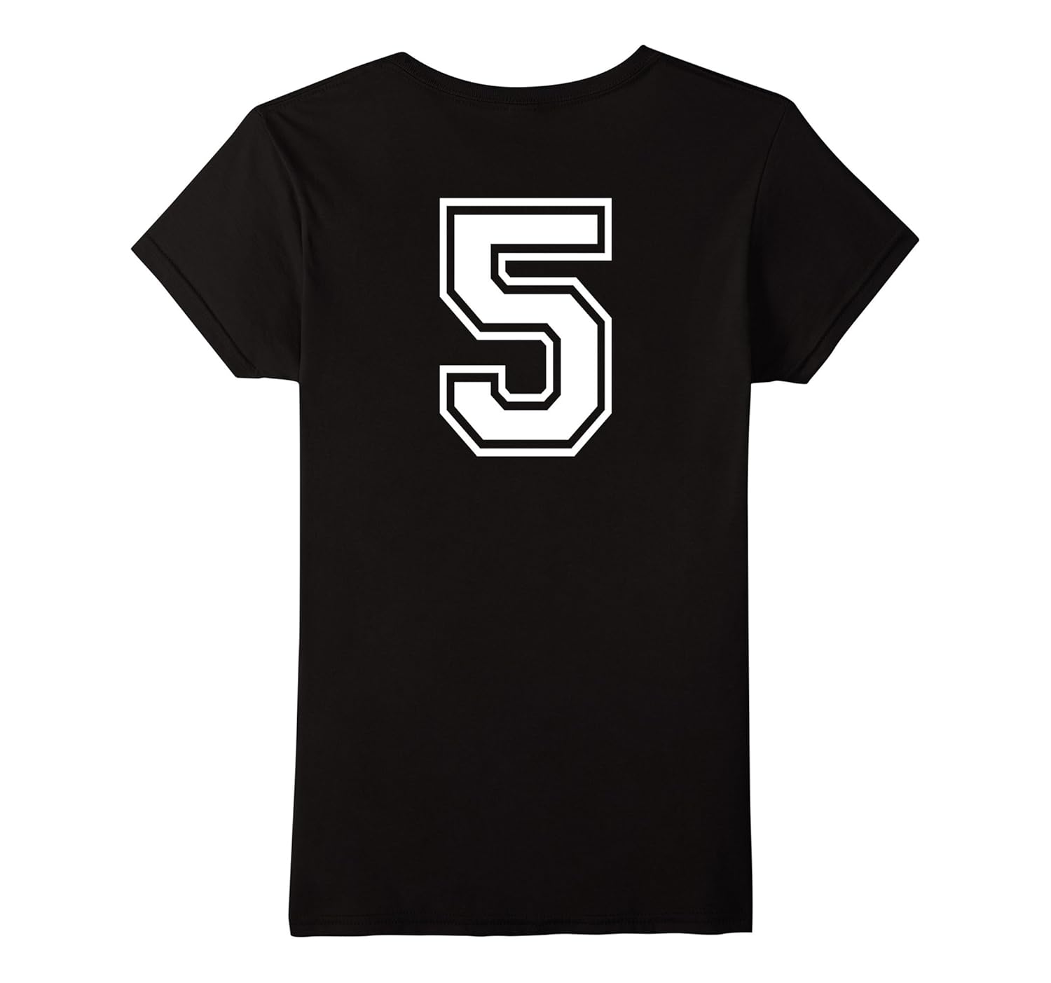 Number 5 T Shirt BACK-4LVS – 4loveshirt