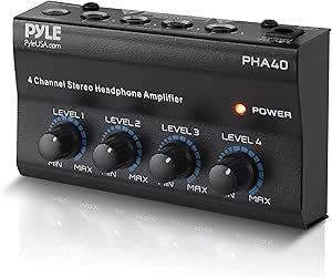 Amazon.com: 4-Channel Portable Stereo Headphone Amplifier ...