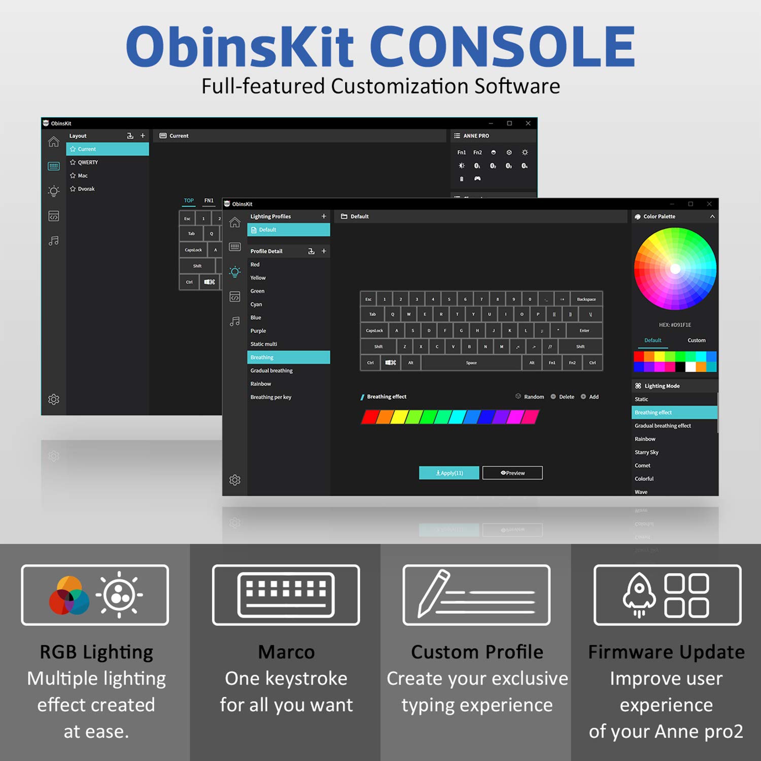 Mua ANNE PRO 2, 60% Wired/Wireless Mechanical Keyboard Kailh Box Brown ...