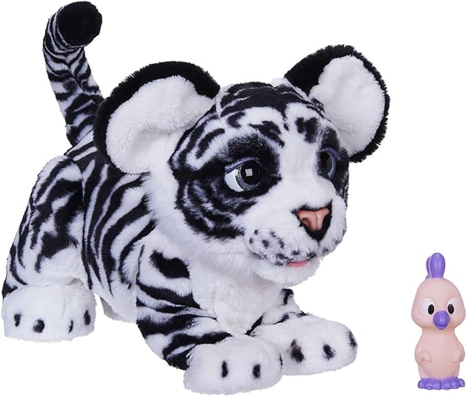 HASBRO FRANCE Blanc Furreal Friends-Tyler Rugissant, Le Tigre Joueur ...