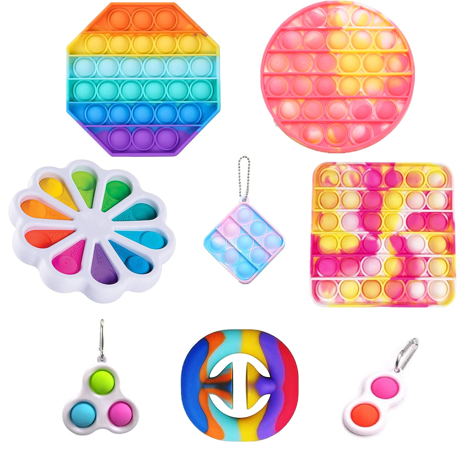 Happy Sunshine Fidget Packs Figetget Toys Pack With Pop Its ...