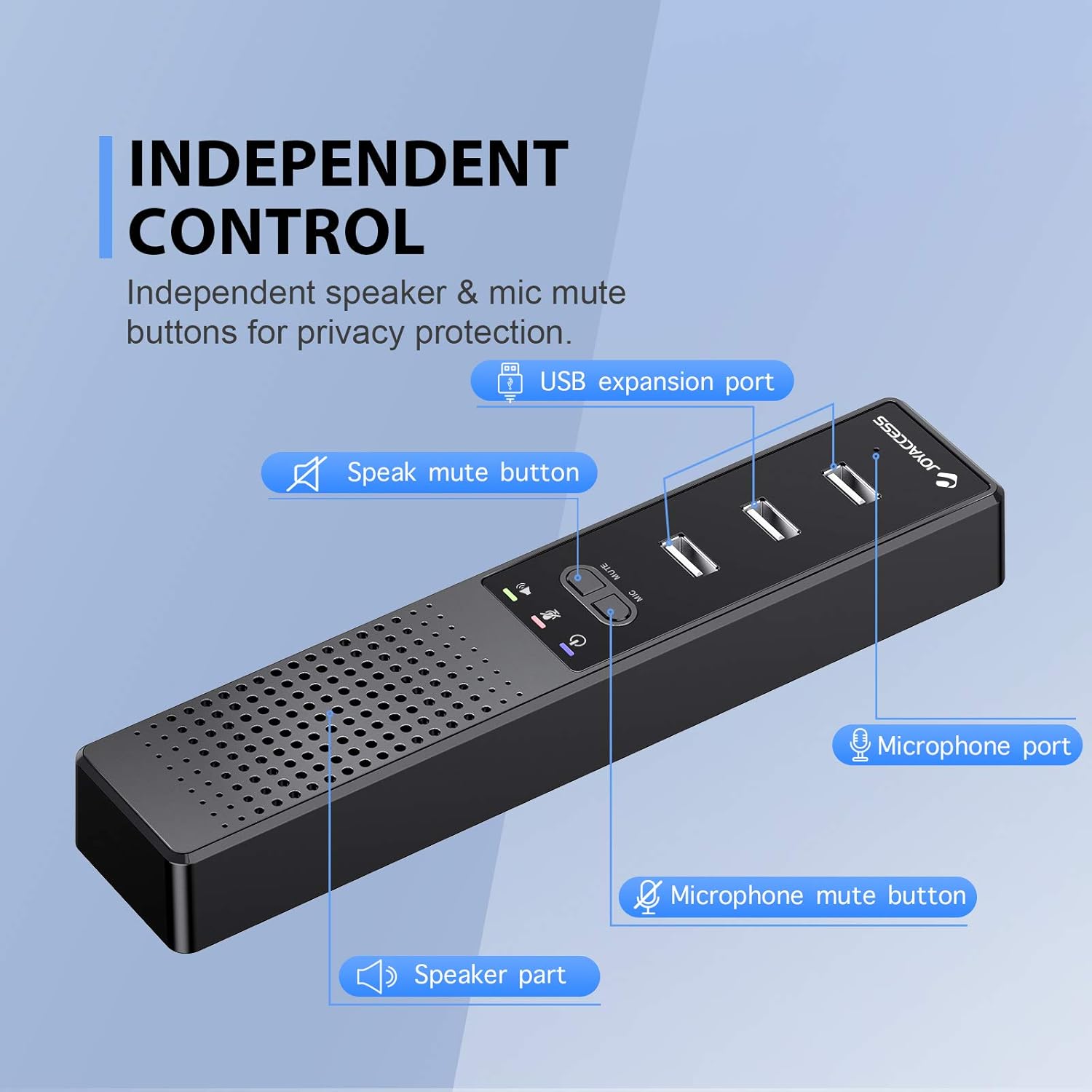 USB Speakers for PC Desktop J JOYACCESS, Computer Mini Speakers with ...