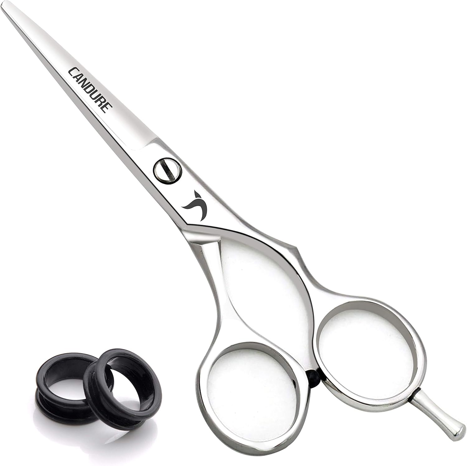 Candure Hairdressing Scissors 5.5″ Stainless Steel Hair Cutting Scissor ...