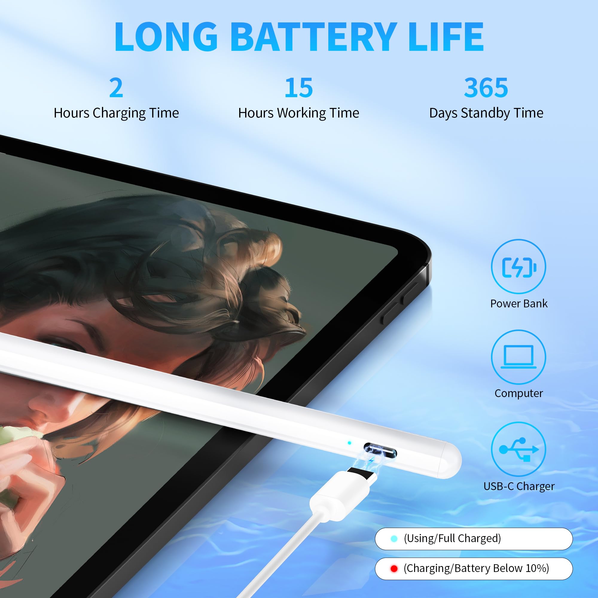Mua Stylus Pen, Active Stylus Pen Compatible for iOS and Android ...
