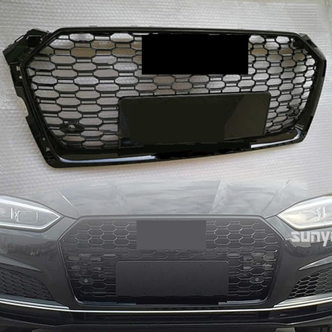 Front Grille Honeycomb Mesh Upper Grill for Audi A5 S5 RS5 2017-2018 ...