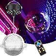 Upgrade Disco Ball with Light and Remote Control, 5/8/10/15 RPM ...