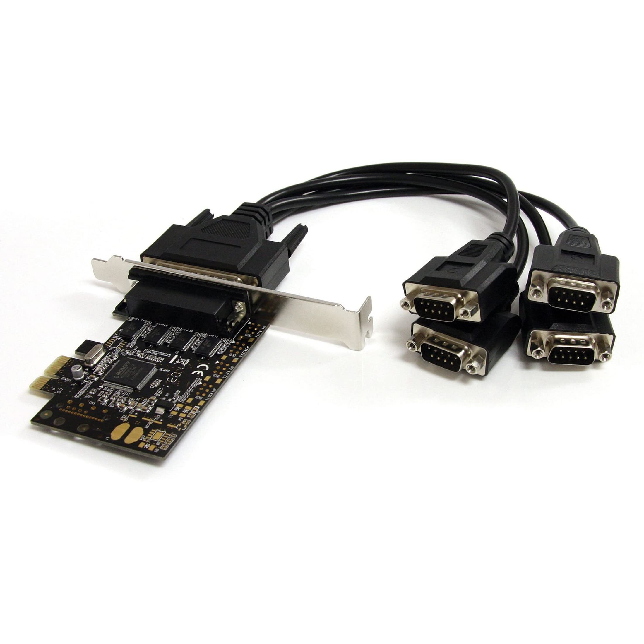 Mua StarTech.com Serial 4-Port Expanded PCIe Card with Breakout Cable ...