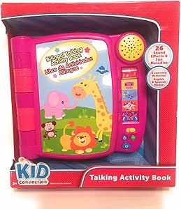 Amazon.com: Bilingual Talking Activity Book (English/spanish) with 3 ...