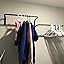 Amazon.com: Adjustable Double Hanging Closet Bar Rail Organization ...