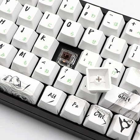Mua JSJT Keycaps 65 Percent-Custom PBT Keycap Set Japanese Keycap 68 ...