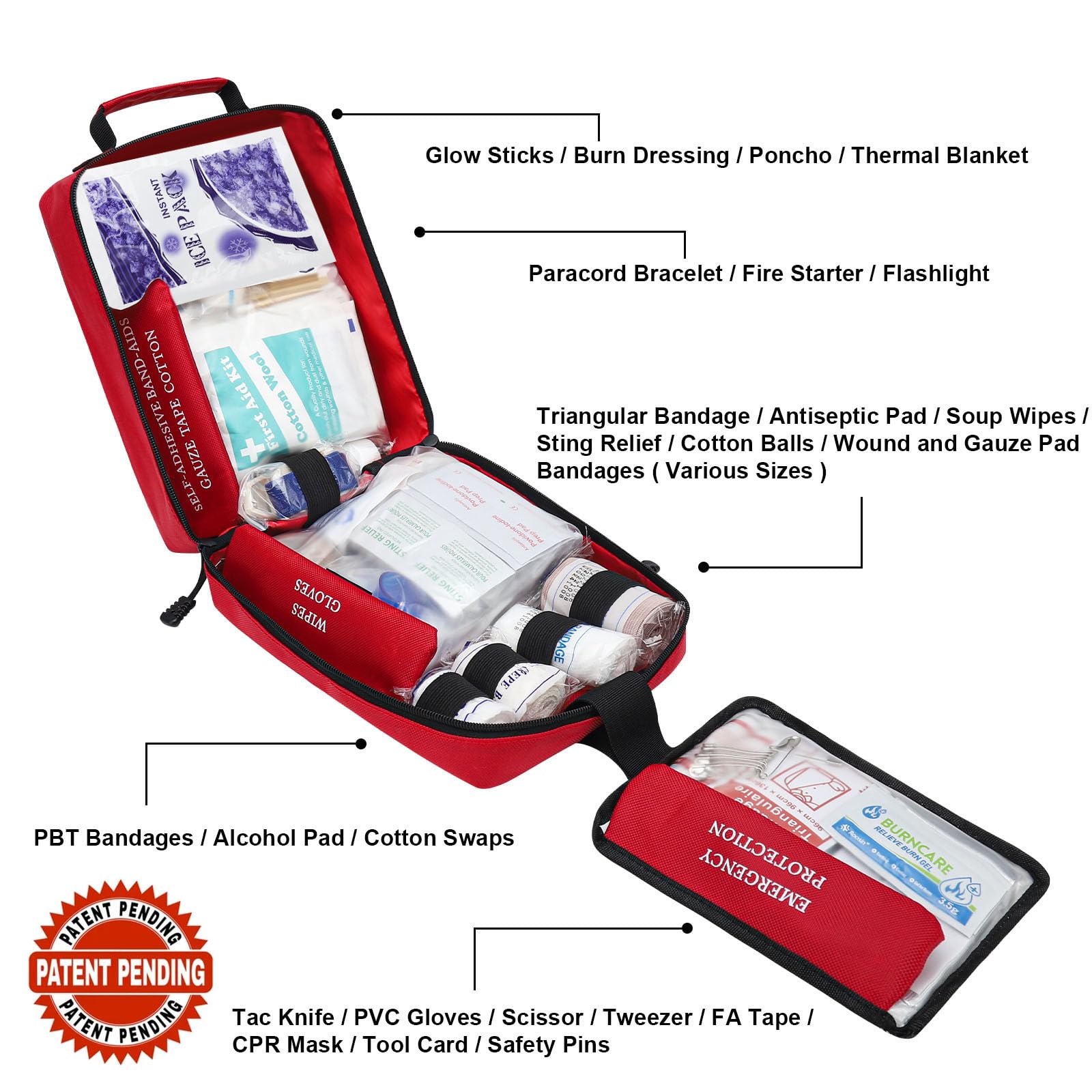 Mua 400 Piece Large First Aid Kit Premium Emergency Kits for Home ...