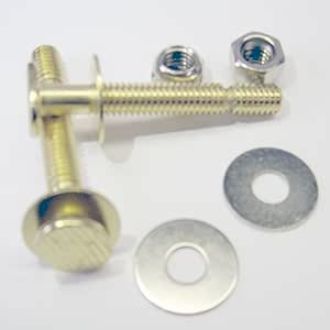 Break-Away Closet Bolt 8 piece set (JohnnY Bolts-Oval heads) - - Amazon.com