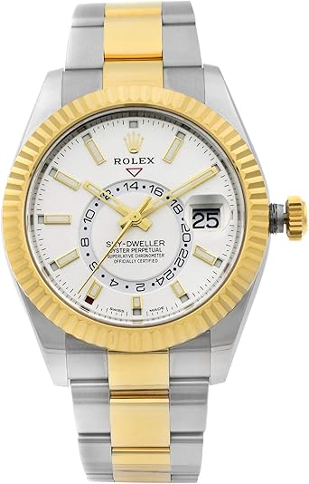 Amazon.com: Rolex Oyster Perpetual Sky-Dweller Automatic Men's Two-Tone ...