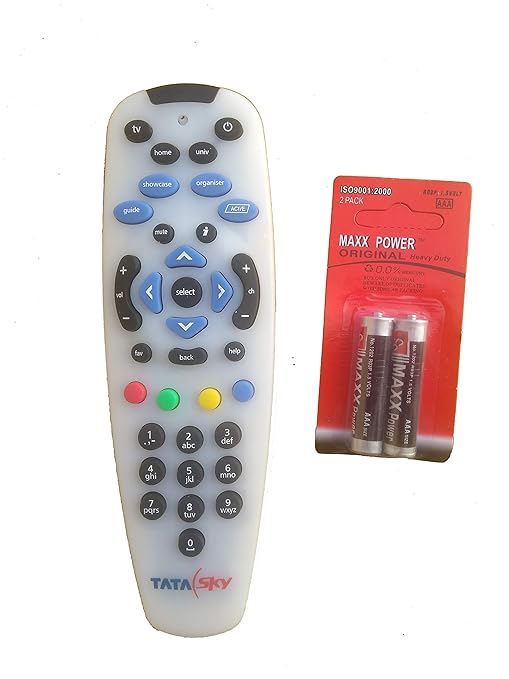 Buy Tata Sky DTH Remote Control for Tata Sky SD & HD Set Top Box Online ...