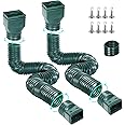 Gutterlix Flexible Gutter Downspout Extensions, Connectable Downspout ...