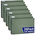 Amazon.com : gisgfim 25 Pack Reinforced 11x17 Hanging File Folders 1/5 ...