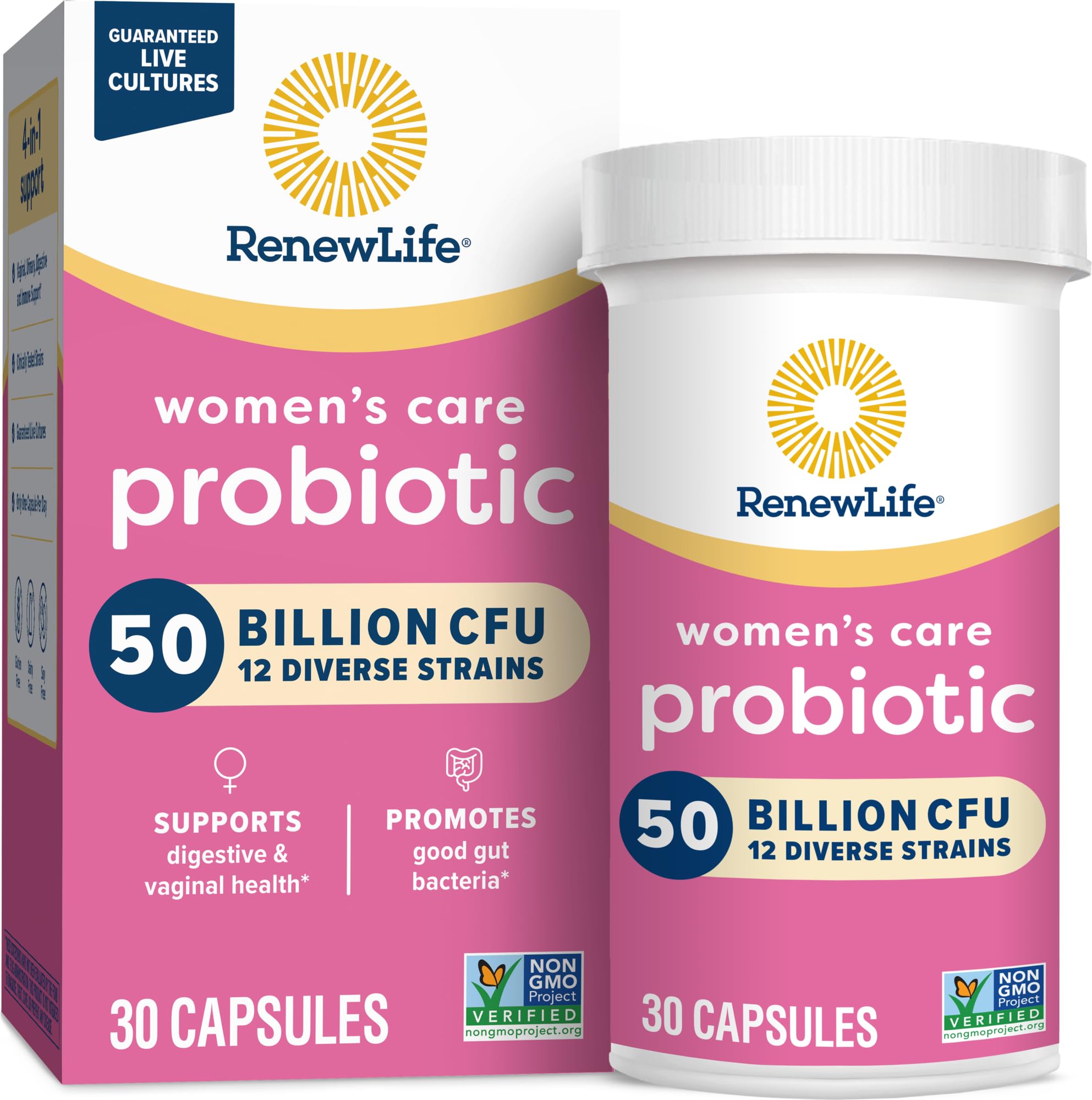 Mua Renew Life Women's Probiotic Capsules, 50 Billion CFU Guaranteed ...