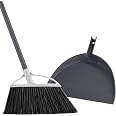 Amazon.com: Radley & Stowe Angle Broom & Dustpan Set with Dual-Textured ...