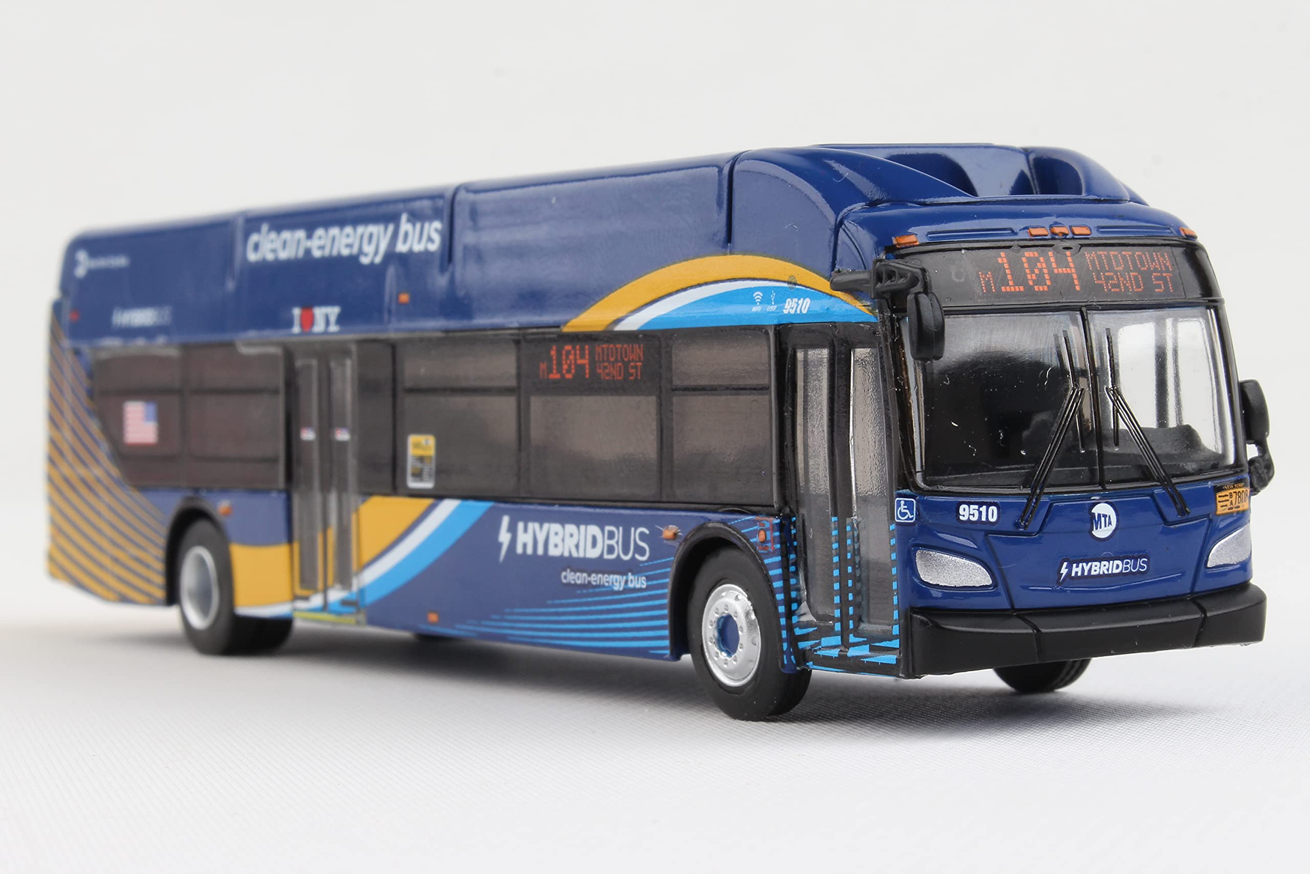 Mua Daron MTA Electric Hybrid Transit Bus 1/87 NY2050 trên Amazon Mỹ ...