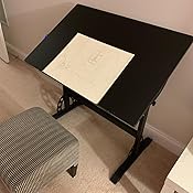 Amazon.com: Tangkula Adjustable Drawing Desk Art & Craft Drafting Table ...