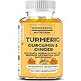 Amazon.com: Wonderful Nutrition Elevate Your Wellness Journey Turmeric ...