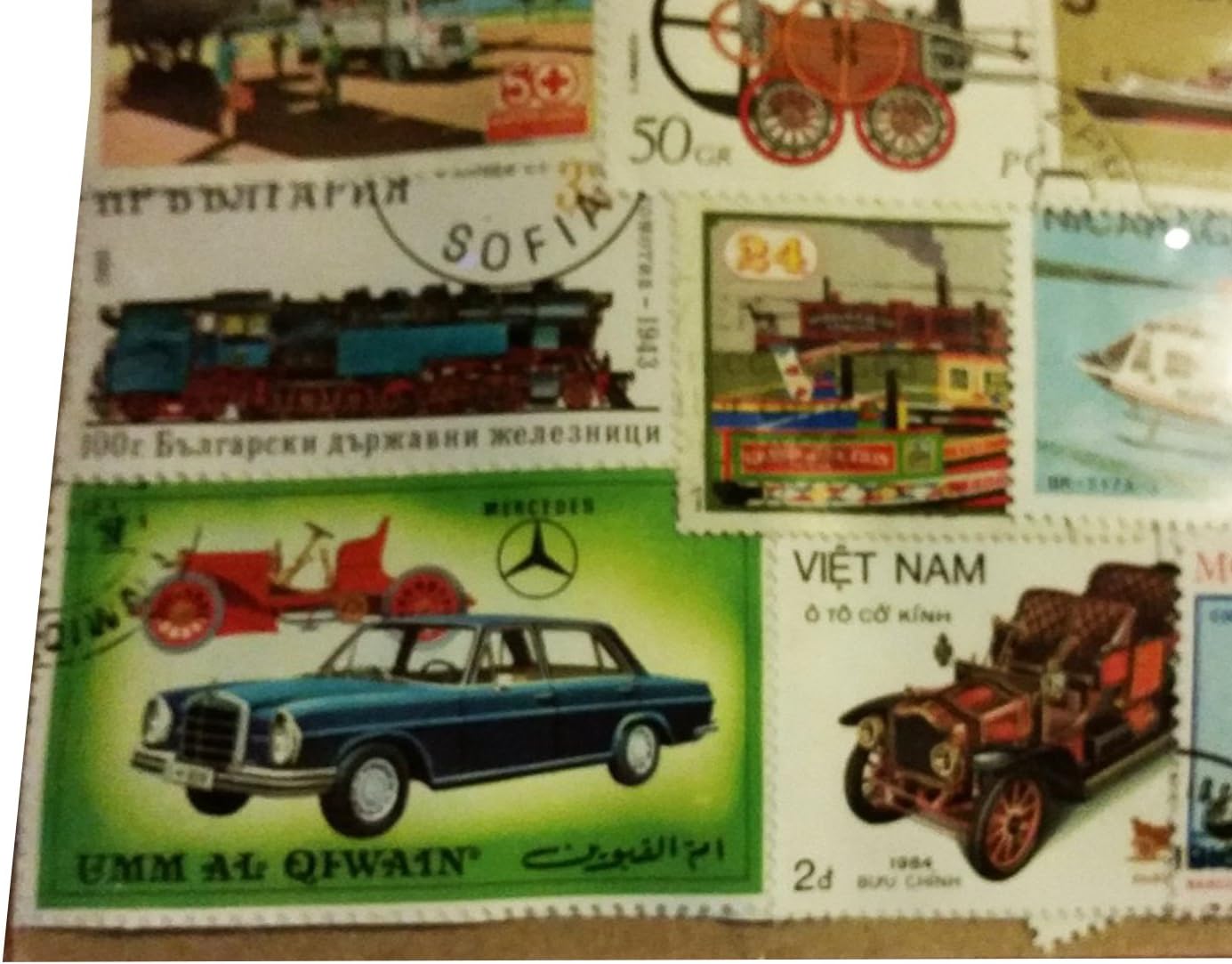Transportation Postage Stamps, Transport, Aircraft, Ships, Railways ...