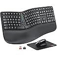 Amazon.com: MEETION Ergonomic Wireless Keyboard and Mouse, Ergo ...