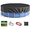 Amazon.com : 18Ft Round Pool Cover - Covers for Above Ground Pools ...