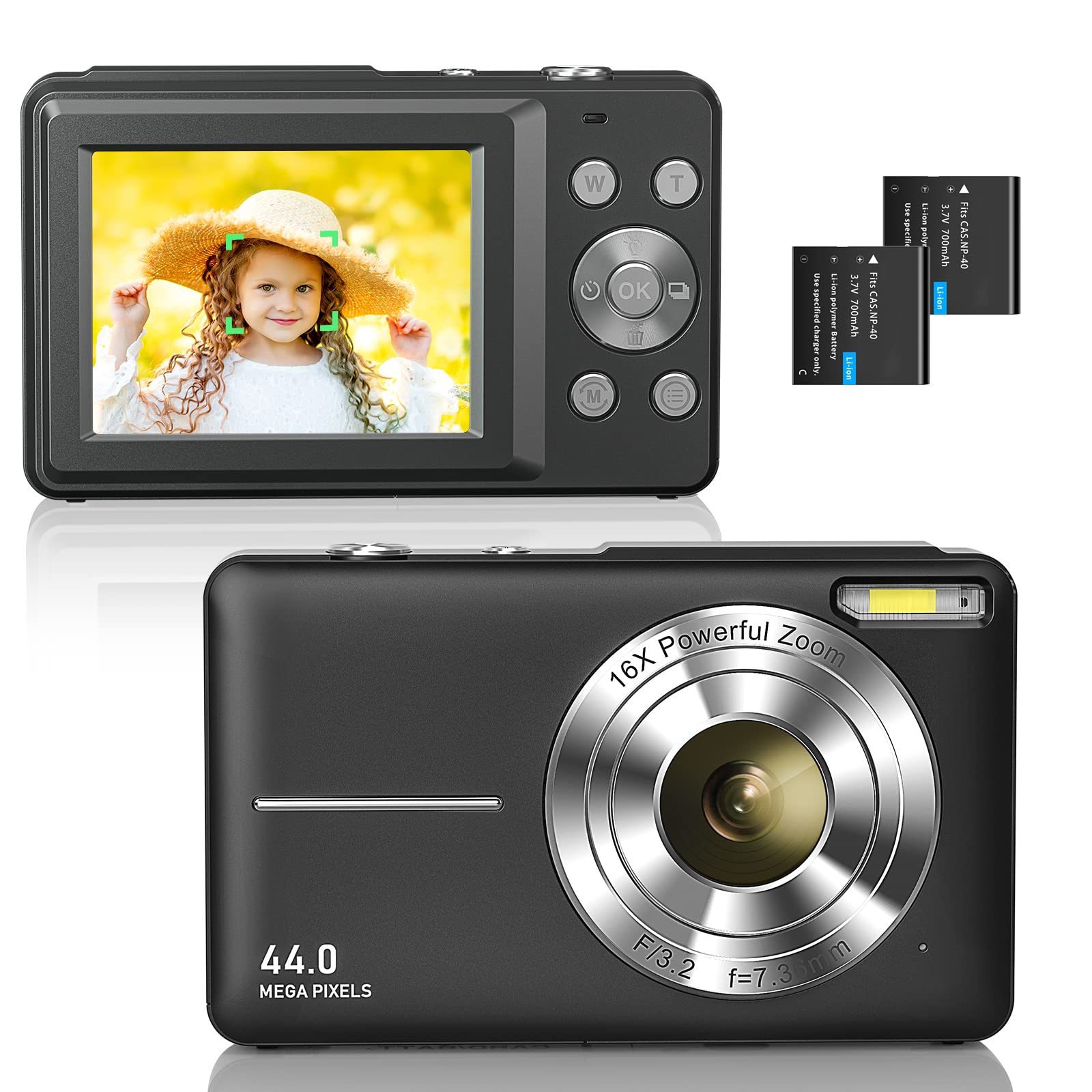 Mua Rosdeca Digital Camera, 44 Megapixels, Toy Camera, 1080P, Kids ...