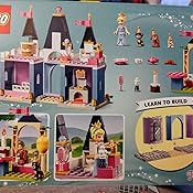 LEGO 43178 Disney Princess Cinderella's Castle Celebration Set with ...