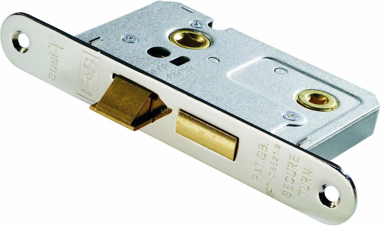 Carlisle Brass BAE5030NP/R Radius bathroom lock 76mm nickel plated ...