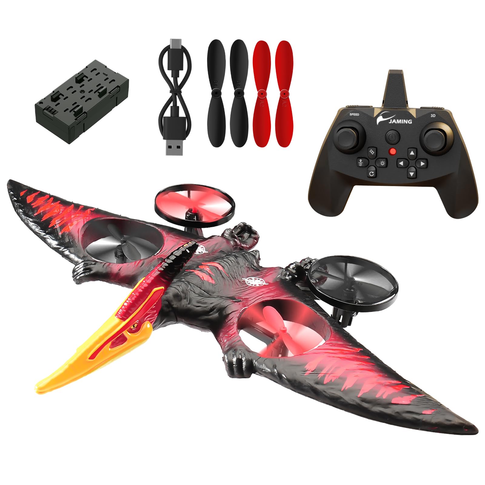 jaming Pterodactyl Dinosaur Toys Drone for Kids,Dragon Remote Control ...
