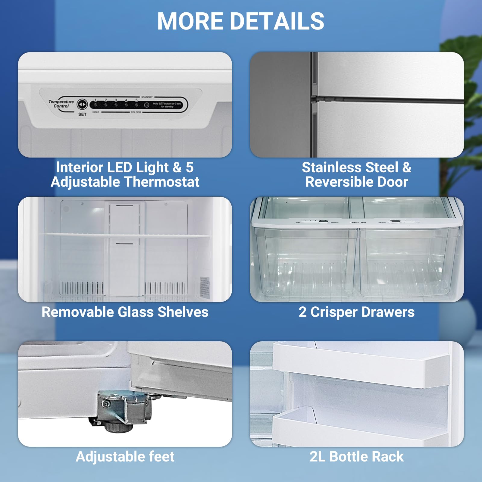 Mua Full Size Refrigerator, 18 Cu. Ft Top Freezer Refrigerator ...
