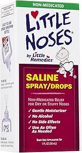 Amazon.com: Little Noses Saline Spray/Drops -- : Health & Household