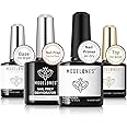 Amazon.com: modelones Nail Dehydrator and Primer with Gel Base & Top Coat Set, Acid Free Acrylic ...