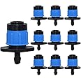 Amazon.com : Juzizj 50 Pack Adjustable Irrigation Drippers 1/4 Inch ...