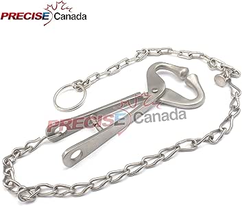 Amazon.com : PRECISE CANADA 7.5" BULL COW NOSE LEAD WITH 13" CHAIN SHOW ...