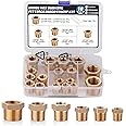 Amazon.com: Ailbiuko 18PCS Brass Hex Bushing Fitting Kit,1/4" - 1/8", 3/8" - 1/8",3/8" - 1/4",1/ ...