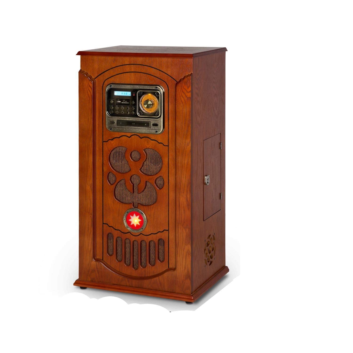 Buy AUNA Musicbox Jukebox Nostalgy Edition- Record Player, CD Player ...