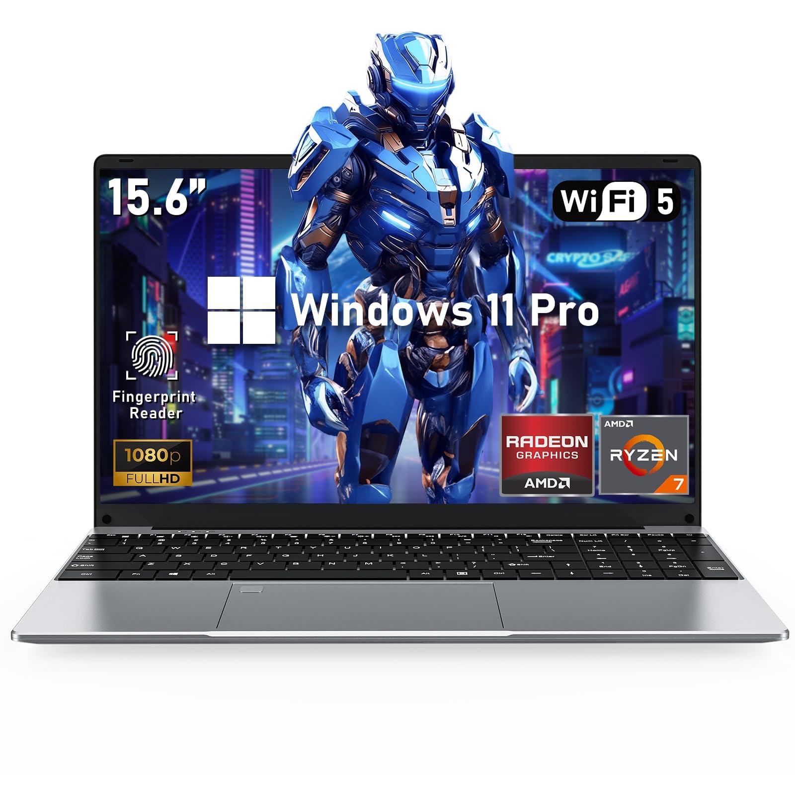 NIAKUN 15.6 Inch Laptop Computer,Gaming Laptop,AMD Ryzen 7 5700U 8C/16T ...