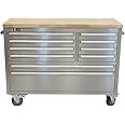 Trinity 48 in. Stainless Steel Tool Cabinet and Tool Chest Combo or ...