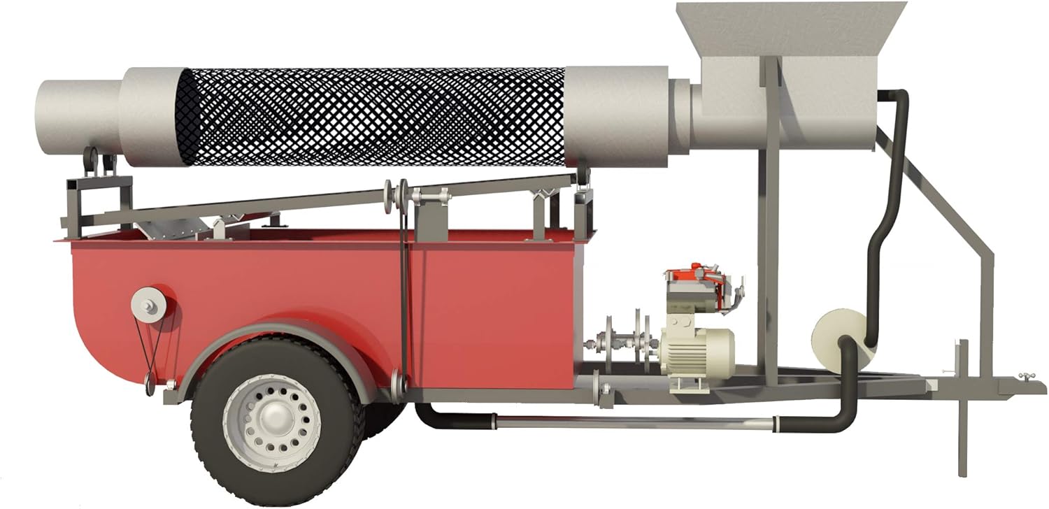 Portable Gold Trommel Plans DIY Trailer Mounted Gold Prospecting Mining ...