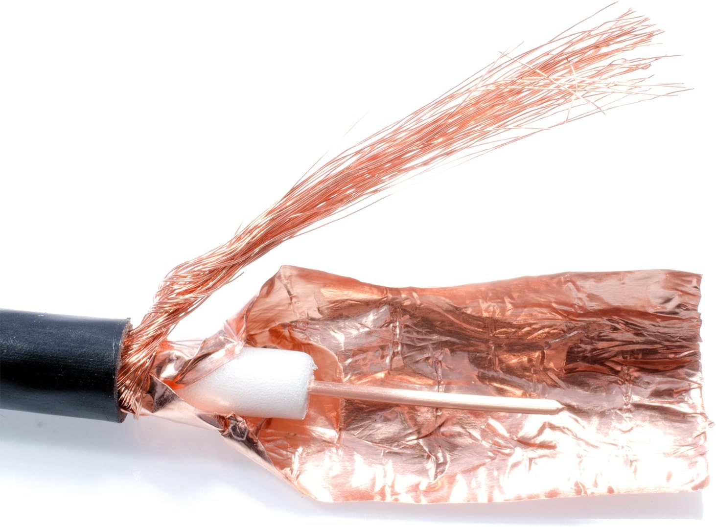 Smedz 100 m WF100 Aerial and Satellite Coaxial Cable – Black – BigaMart