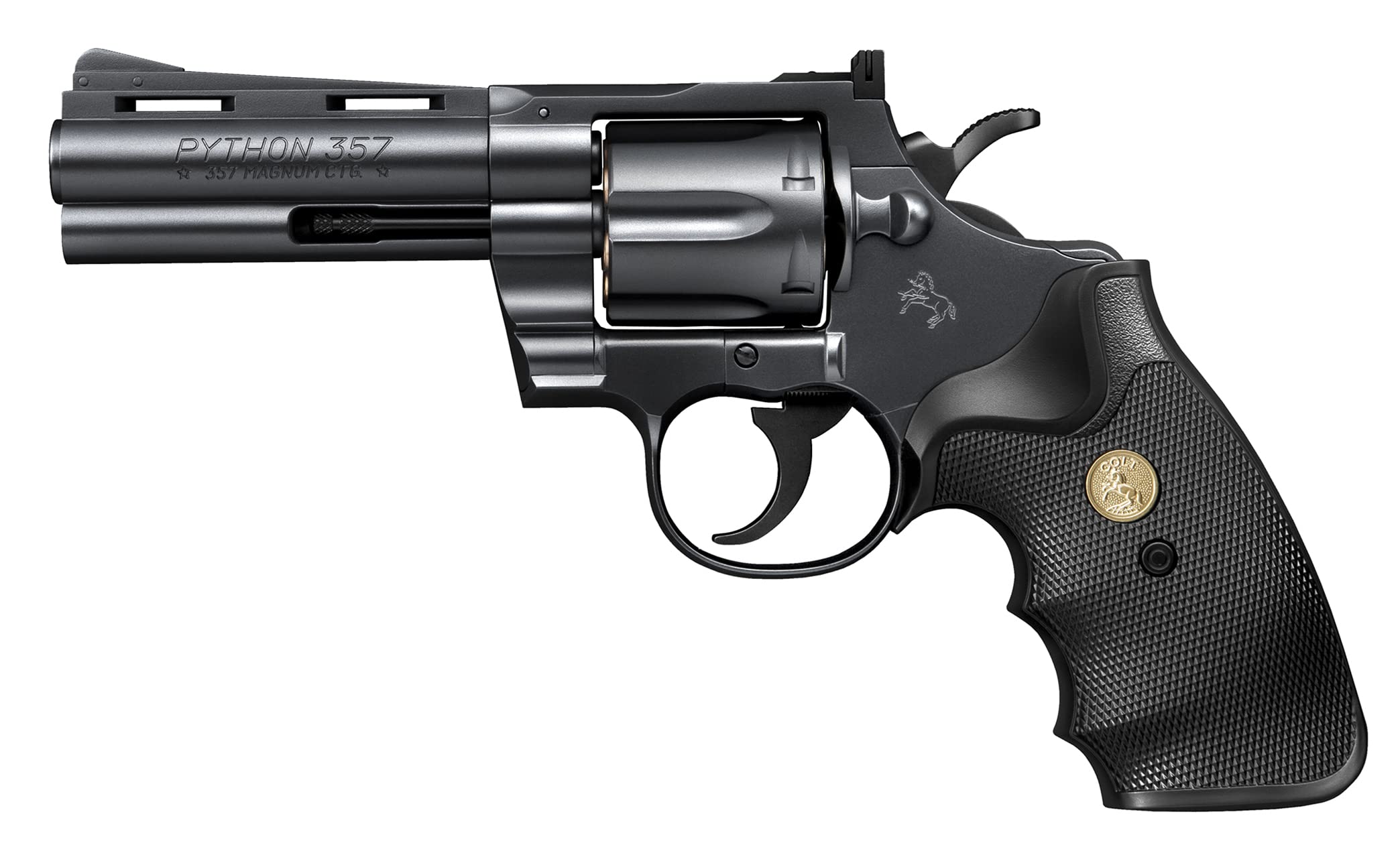 Mua Tokyo Marui Colt Python 357 Magnum 4 Inch Black Model 10 Years+ Air ...