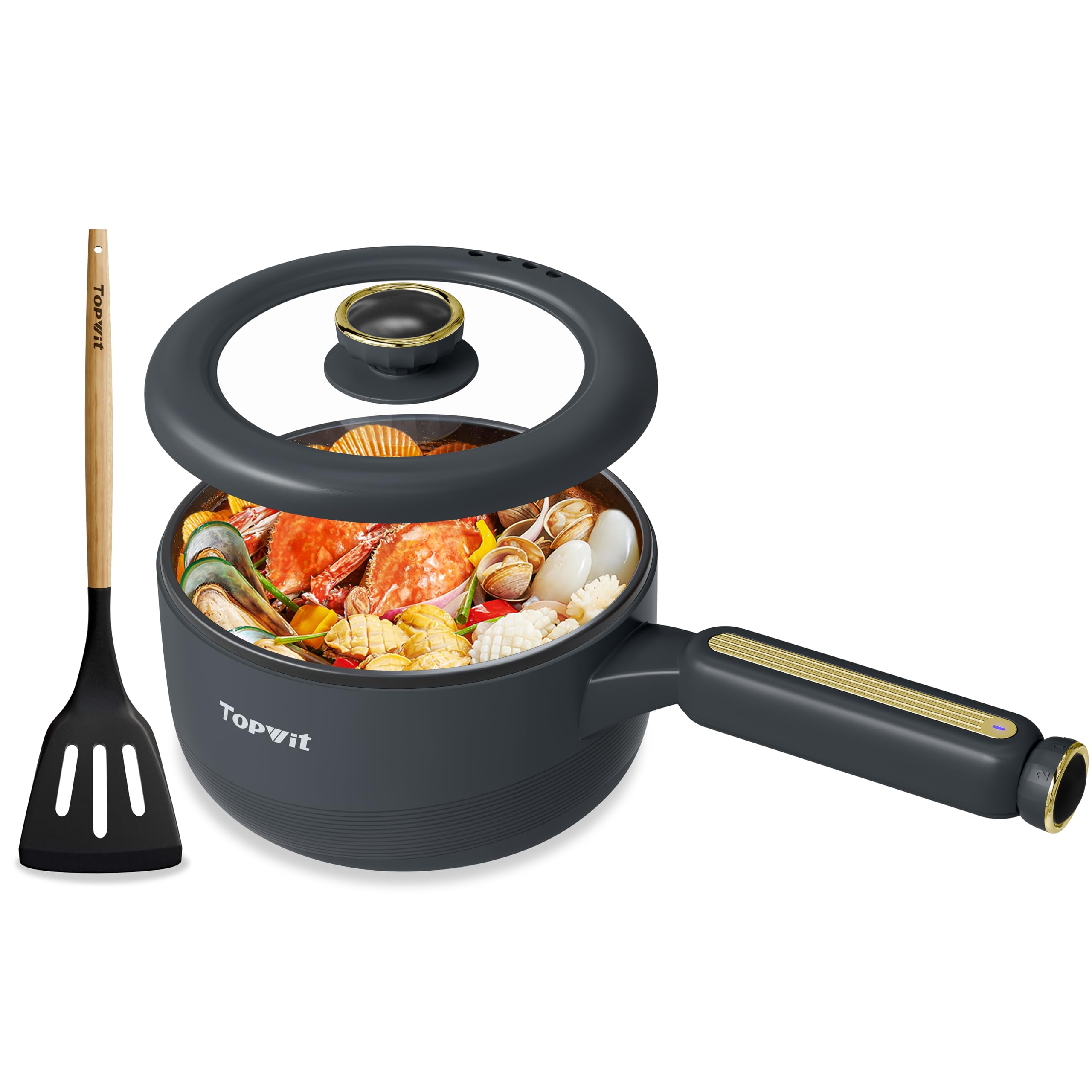 Mua TOPWIT Hot Pot Electric, 2L Multifunctional Electric Pot, Non-Stick ...