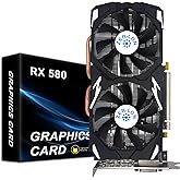 Amazon.com: SHOWKINGS Radeon RX 580 8GB Graphics Card, 256Bit 2048SP ...
