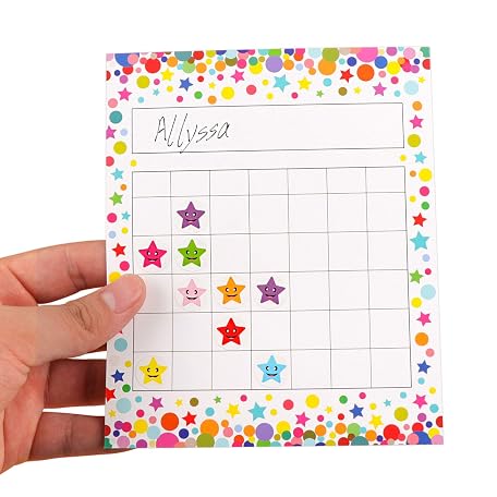 Mua Pack of 66 Incentive Chart with 2080 Reward Star Stickers for Kids ...