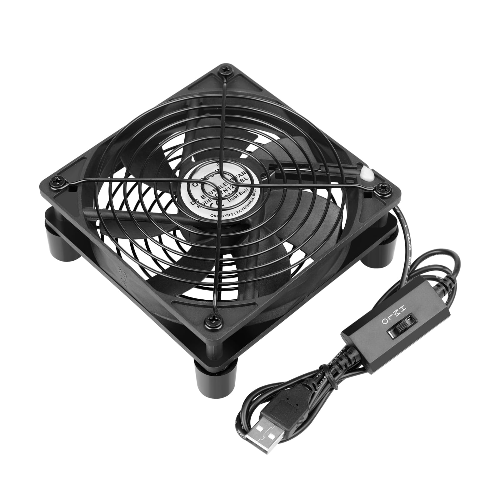 Mua Qirssyn Electronic Cooling Fan with Speed Control, 5v Powered Fan ...