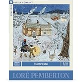 Amazon.com: New York Puzzle Company - Loré Pemberton Stay Cozy - 1000 Piece Jigsaw Puzzle for ...